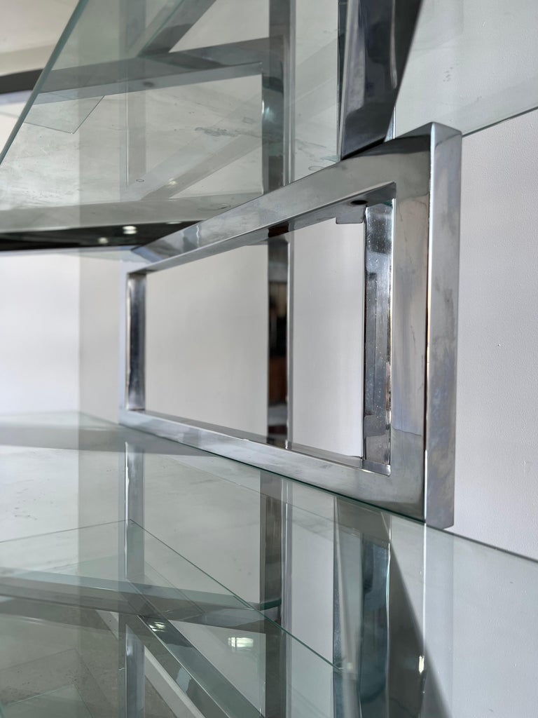 Milo Baghman Butterfly Etagère Bookcase at 1stDibs