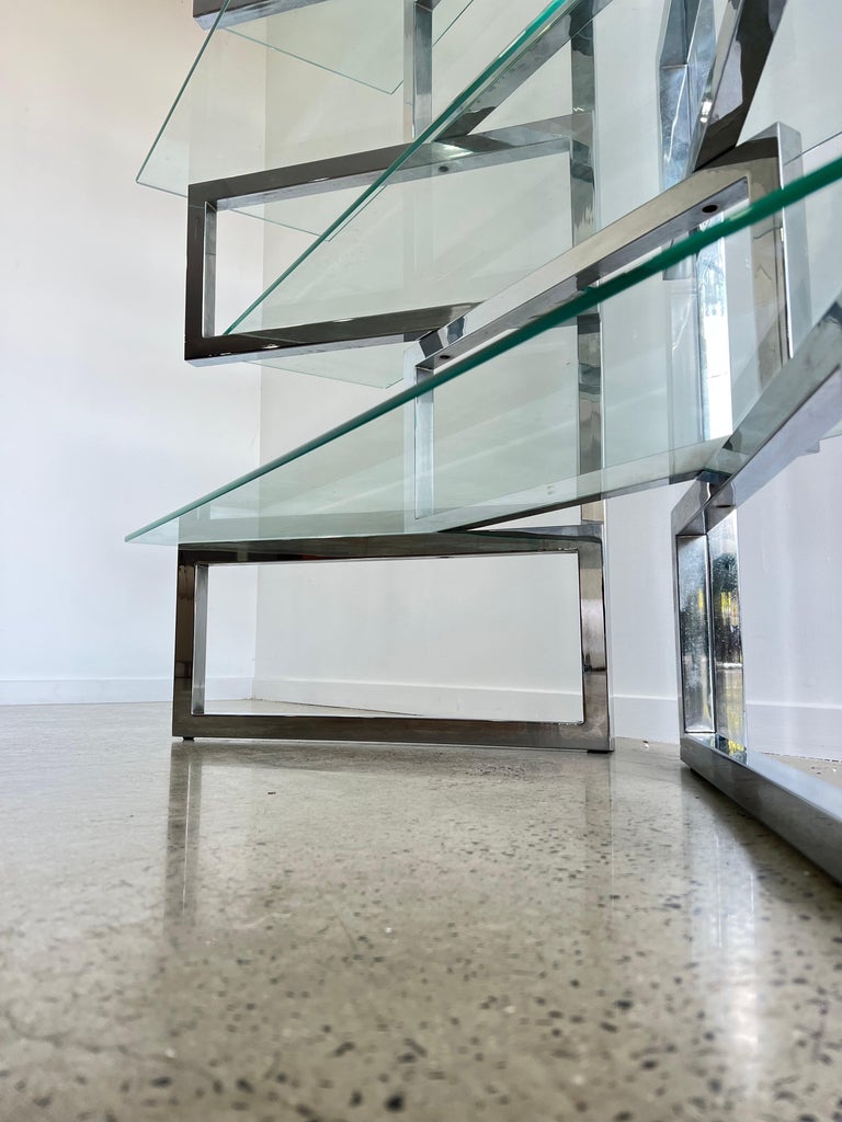 Milo Baghman Butterfly Etagère Bookcase at 1stDibs