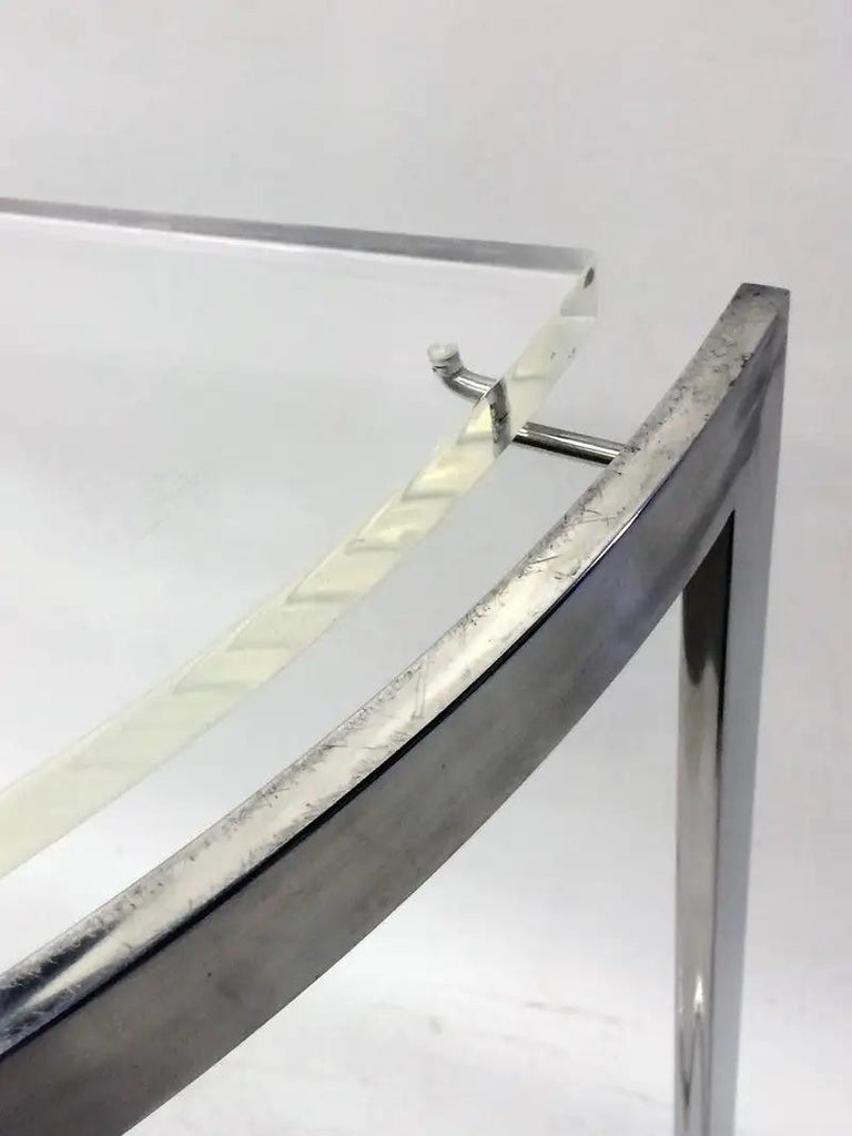 Milo Baughman Console Table For Sale at 1stDibs