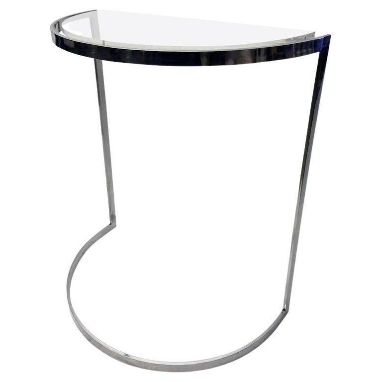Milo Baughman Console Table For Sale at 1stDibs
