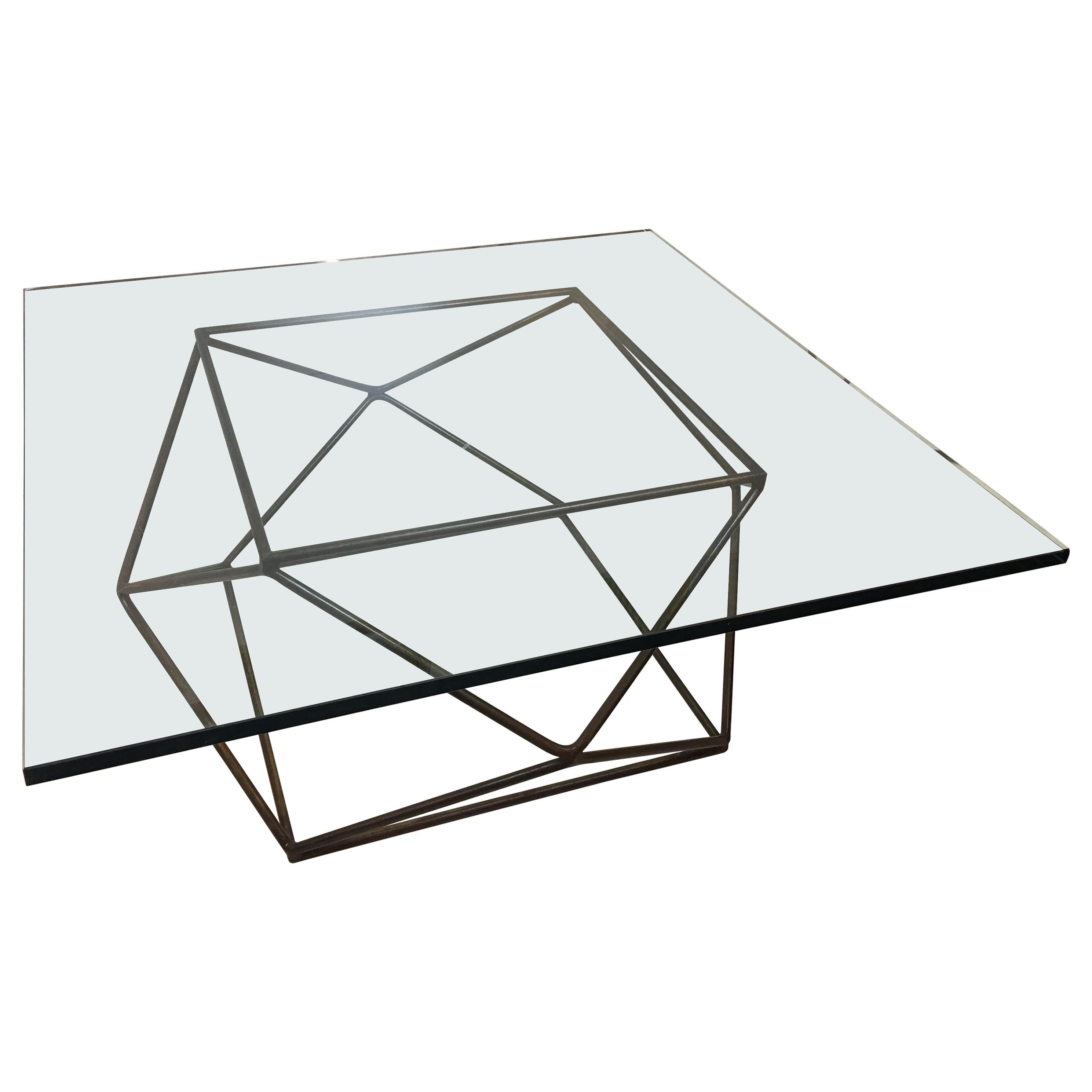 Paul Evans Studio Patch Work Welded Coffee Table For Sale at 1stDibs