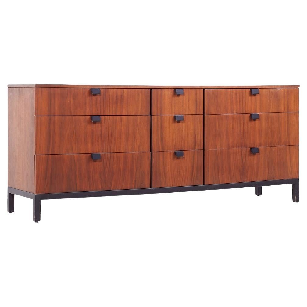 Milo Baughman for Directional Mid Century Walnut Armoire Wardrobe For ...