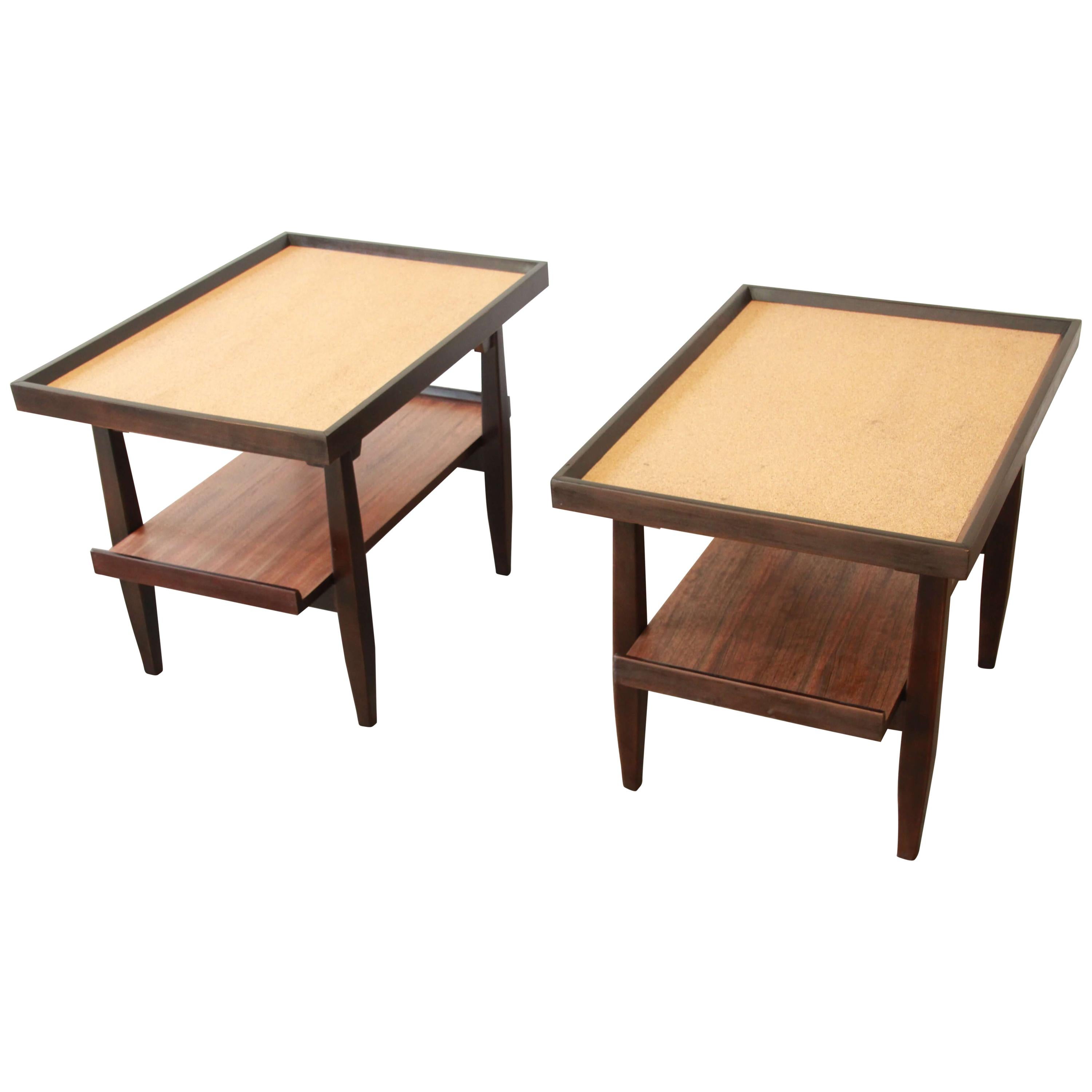 Milo Baughman Burl Wood End Table or Coffee Table at 1stDibs