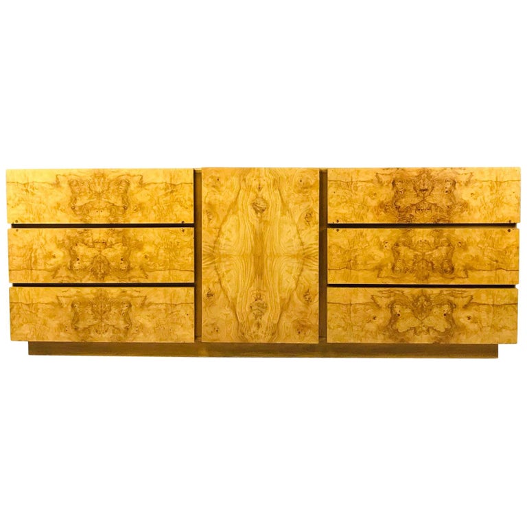 Roland Carter for Lane Burl Wood Dresser at 1stDibs