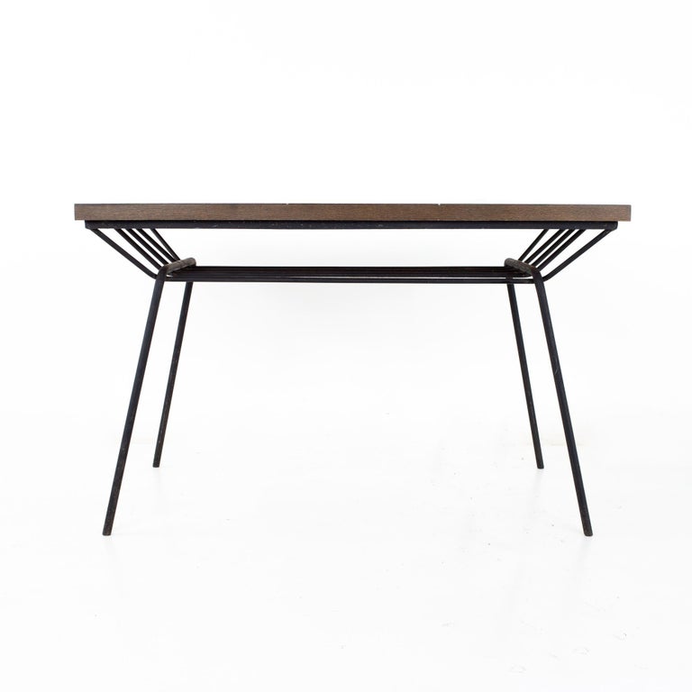 Pacific Iron Works Mid Century Dining Table in the Style of Milo ...