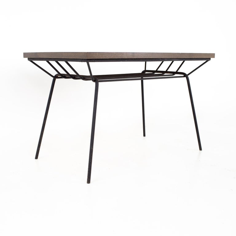 Pacific Iron Works Mid Century Dining Table in the Style of Milo ...