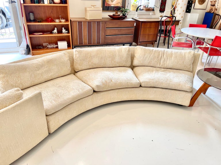 Milo Baughman for Thayer Coggin Mid Century Modern 2 Piece Circular ...