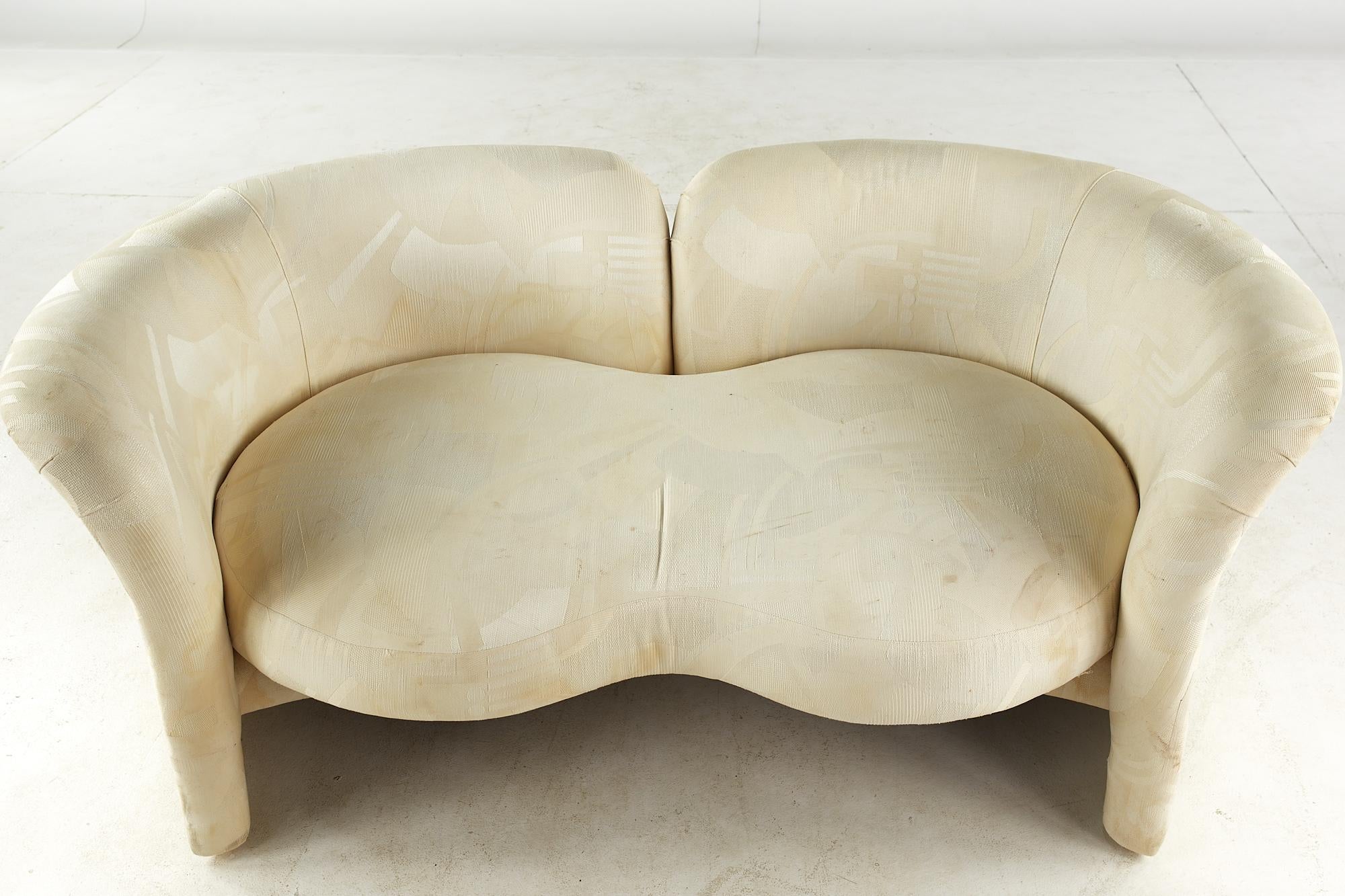 Ransom Culler for Thayer Coggin Mid-Century Tete-a-tete Settee For Sale ...