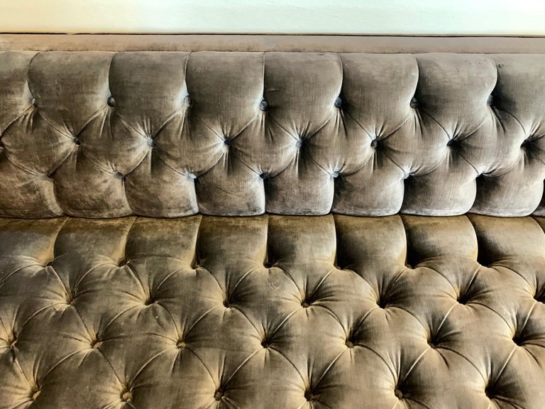 Milo Baughman Mid-Century Modern Chesterfield Tufted Sofa at 1stDibs