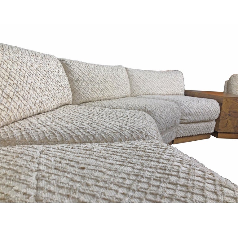 Windsor Sectional Sofa Couch and End Tables Set, Milo Baughman Style 11 ...