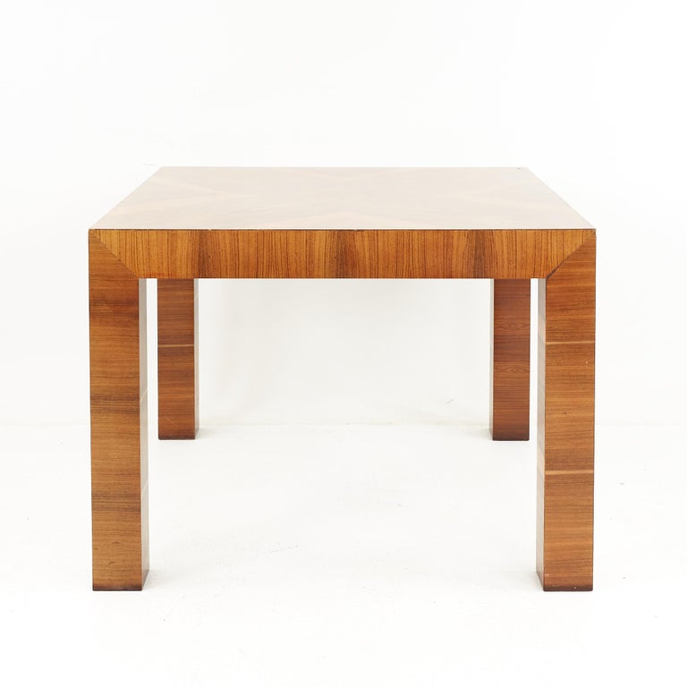 Milo Baughman Style Mid Century Dining Table at 1stDibs