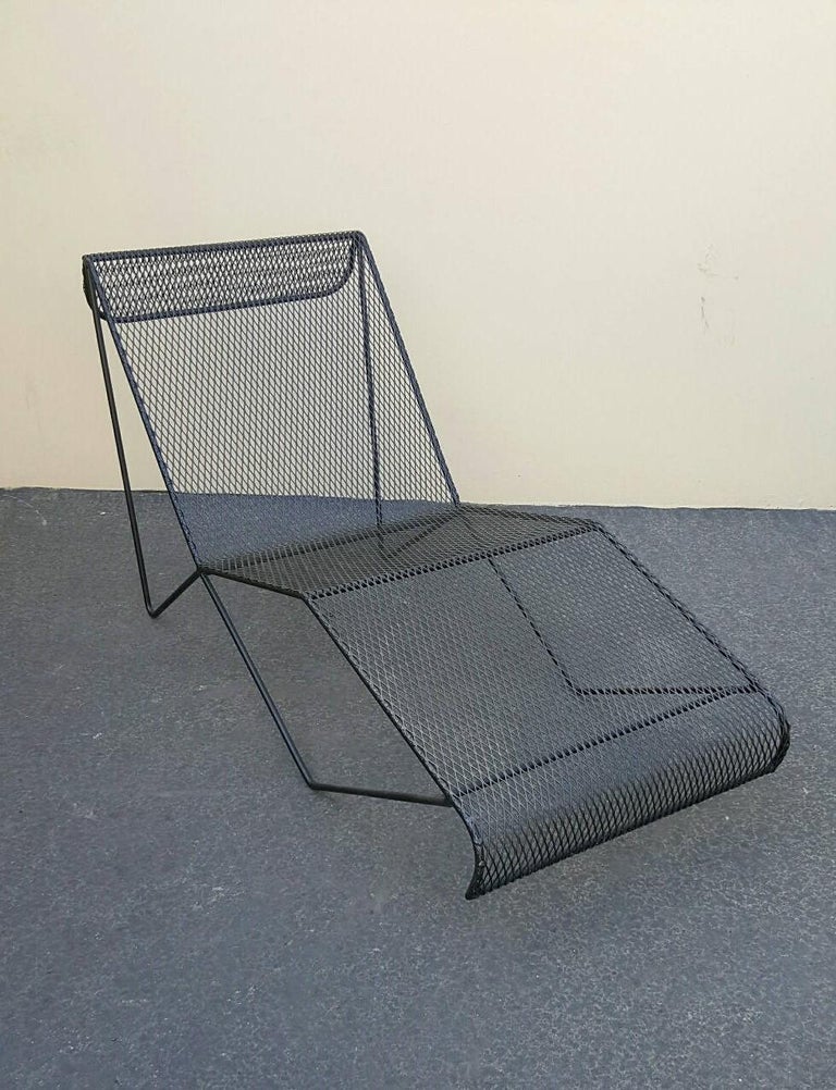 Wrought Iron Chaise Lounges for Pacific Ironwork Mid 20th Century For ...