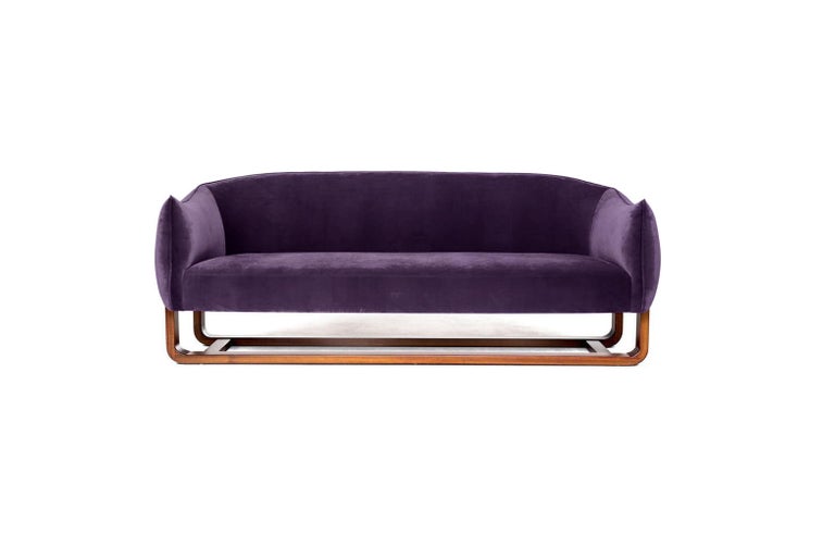 Milo Sofa, Violet/Chesterfield Velvet For Sale at 1stDibs