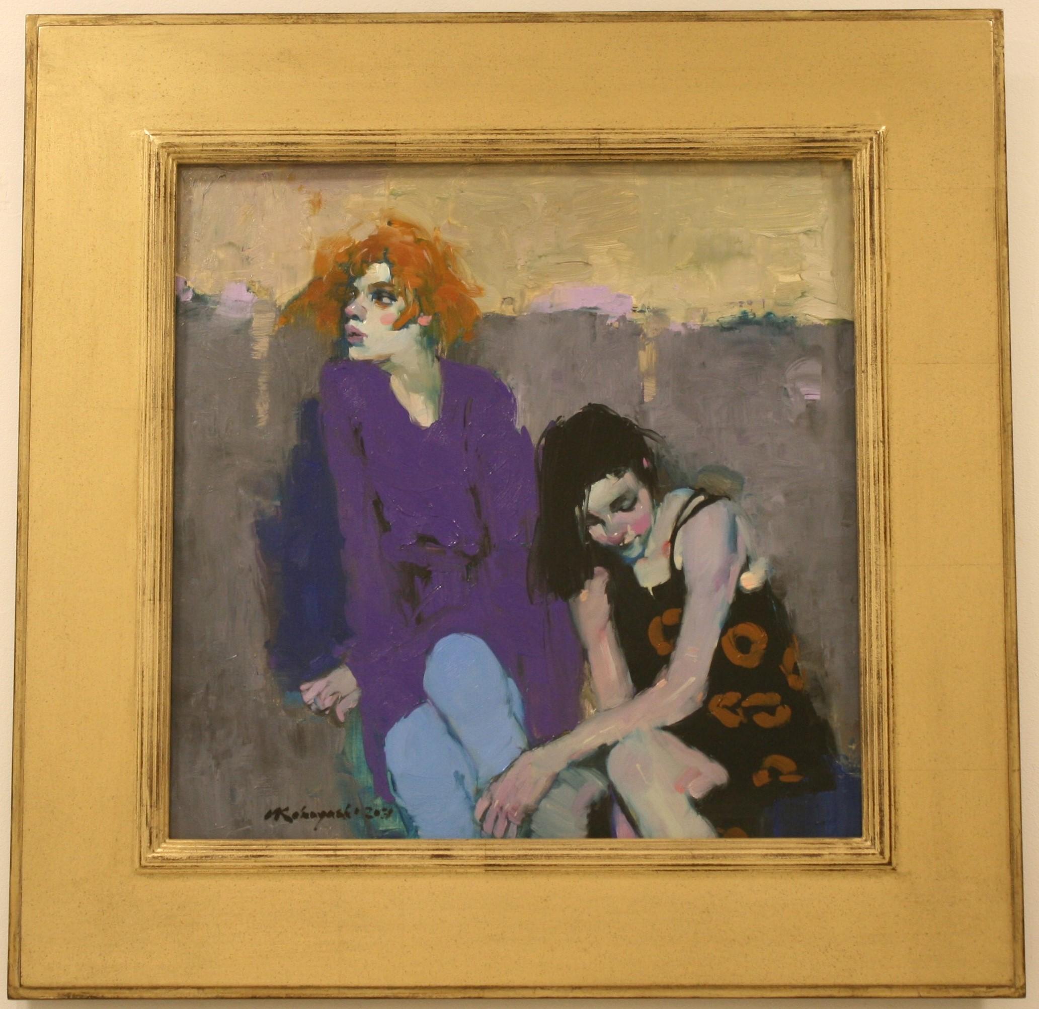 Milt Kobayashi - "The Big Grey Sofa" For Sale at 1stDibs