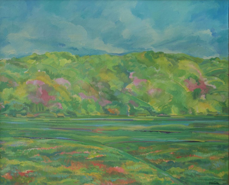 Milton Derr - "Spring" Milton Derr, Bright Landscape, Boston Black ...