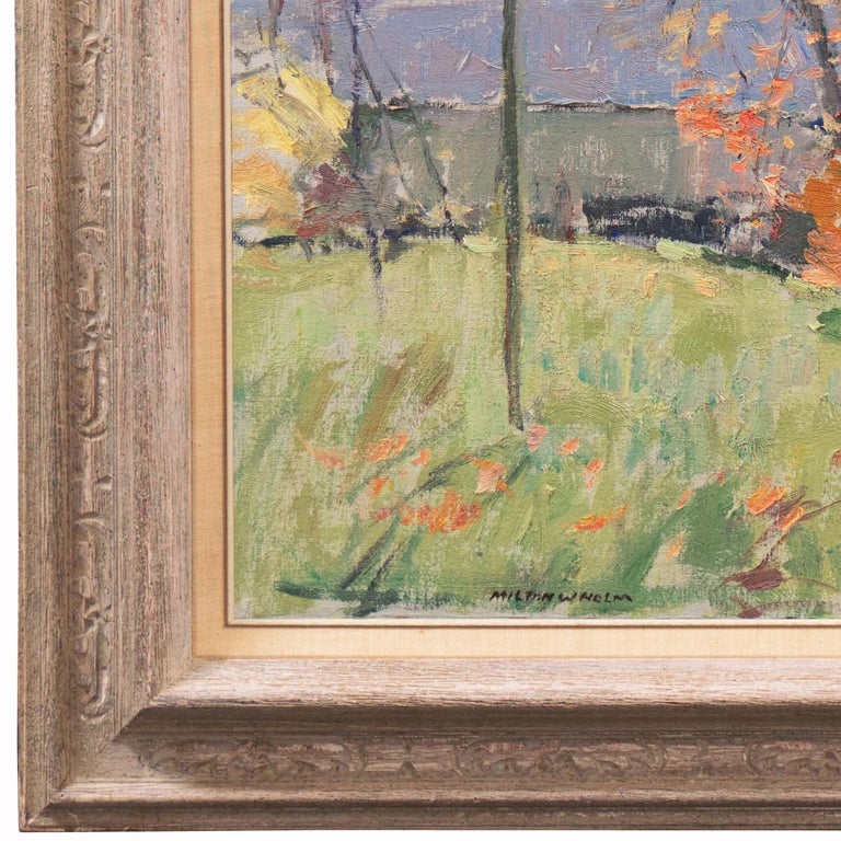 Milton W. Holm - 'Rochester, New York', American Impressionist ...