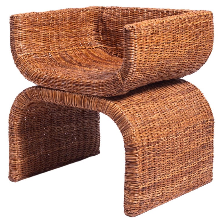 Mimbre Lounge Chair For Sale at 1stDibs