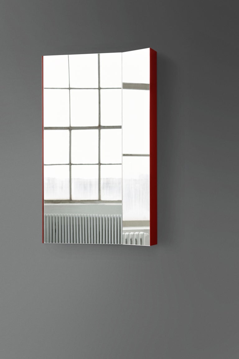 Customizable Mimesis Planar Floor or Wall Mirror in Powder Coated Steel ...