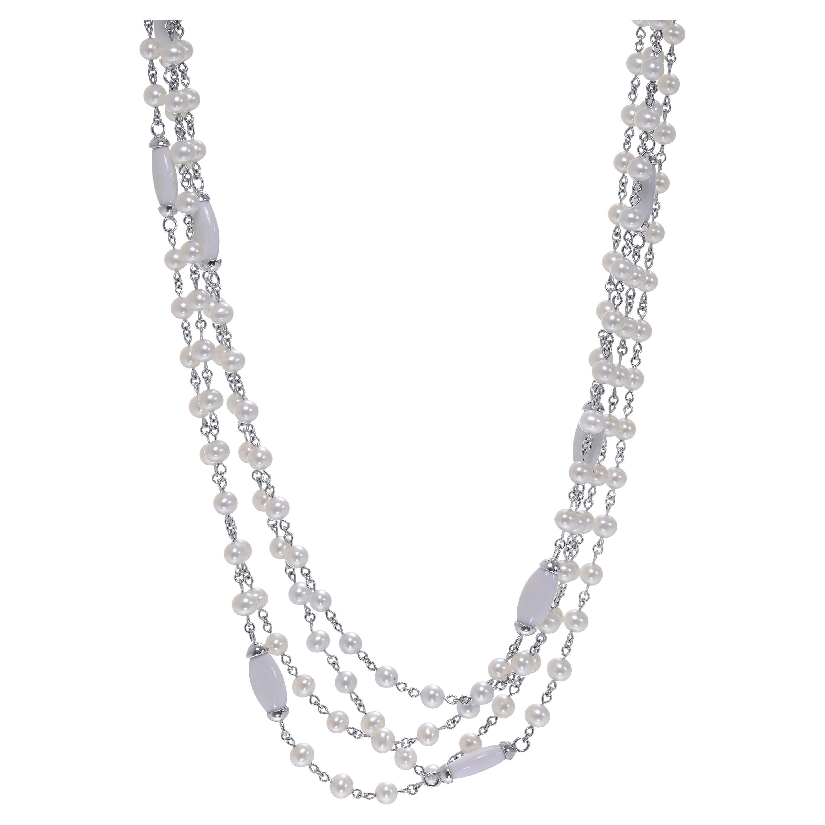 Mimi Milano Nagai 18k Rose Gold, Pearl Choker Necklace For Sale at 1stDibs