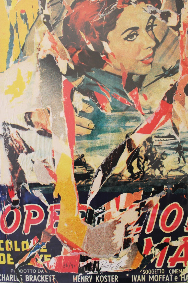 Mimmo Rotella - Operazione Normandia For Sale at 1stDibs