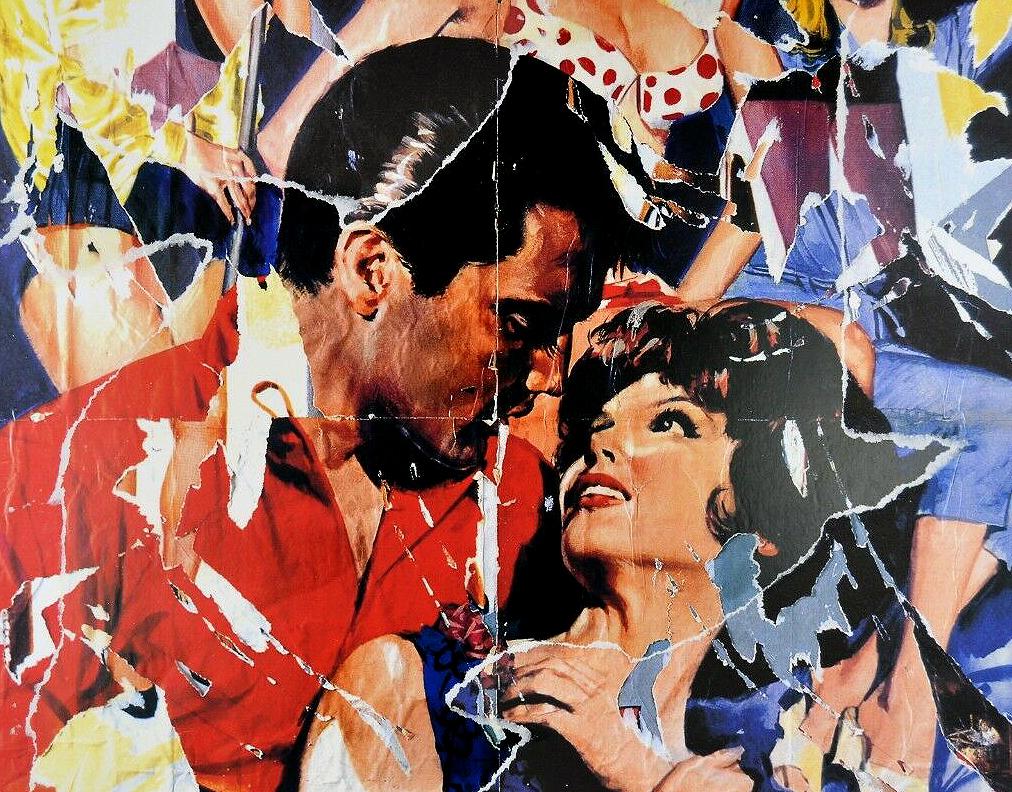 Mimmo Rotella - MIMMO ROTELLA Decollage Hand signed - Hollywood Elvis ...