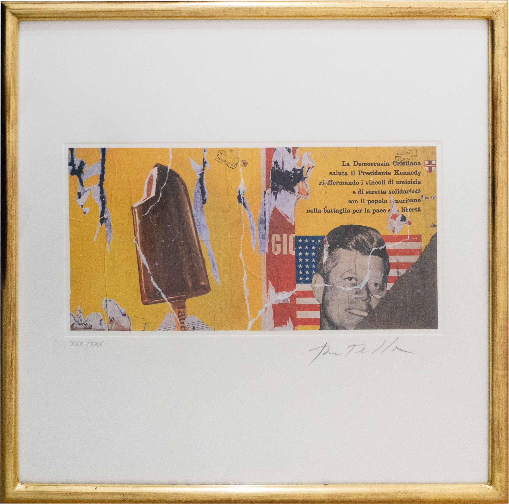 Mimmo Rotella - Senza Titolo, Pop, Nouveau Realisme, Kennedy en venta ...