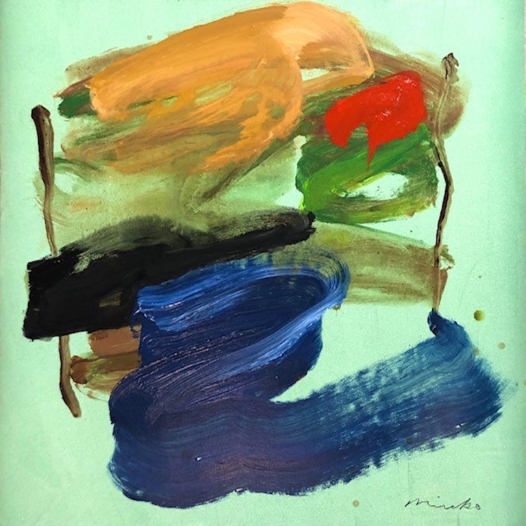 Mineko Yoshida - Michiko in a Velvet Jacket, Painting, Acrylic on Paper ...