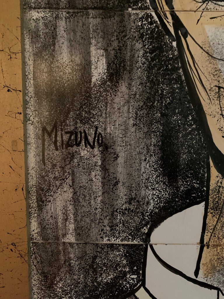 Mineo Mizuno - Ceramic Tile Portrait of a Man, Mid-Century Modern ...