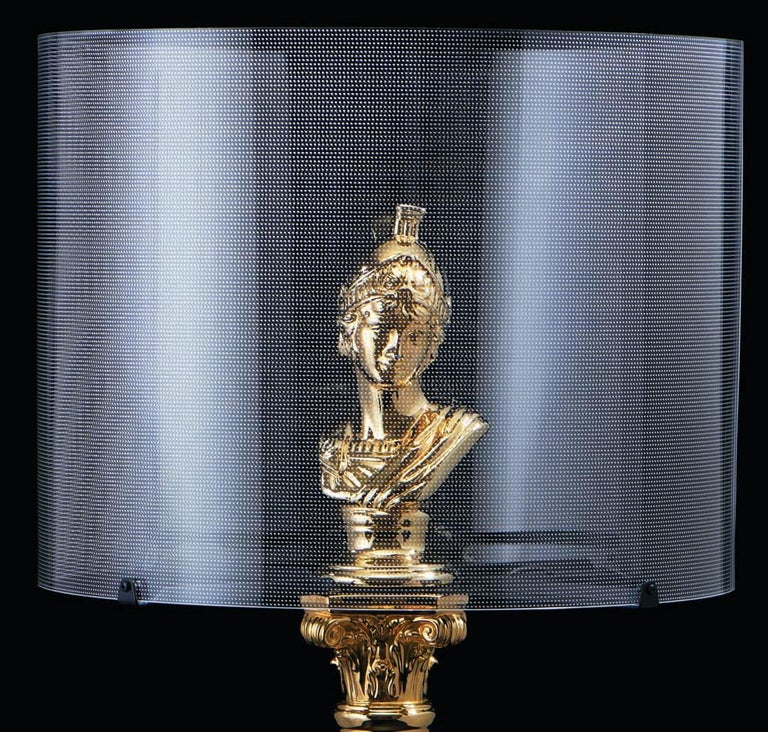 Minerva Touch Lamp, Gold For Sale at 1stDibs