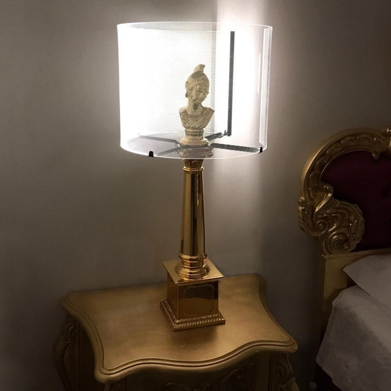 Minerva Touch Lamp, Gold For Sale at 1stDibs