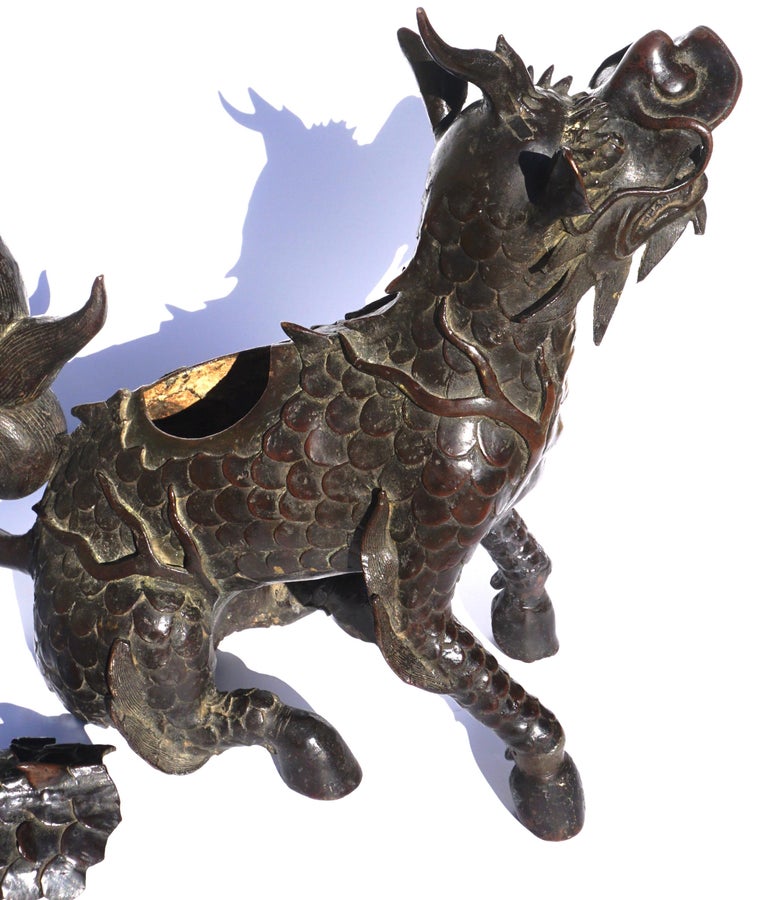 Ming Dynasty Bronze Mythical Xiezhi Censer, circa 1368-1644 at 1stDibs ...