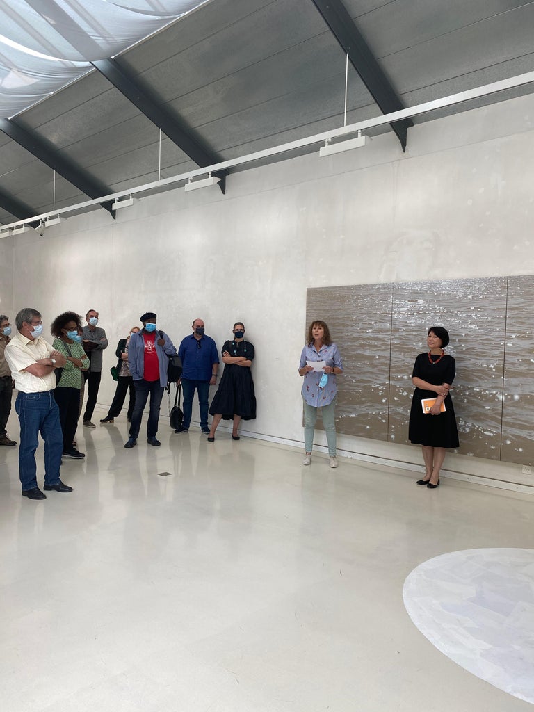 Mingjun Luo - Be Water Oil painting by Chinese-Swiss artist, Mingjun ...