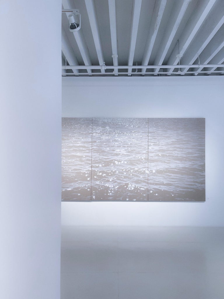 Mingjun Luo - Be Water Oil painting by Chinese-Swiss artist, Mingjun ...