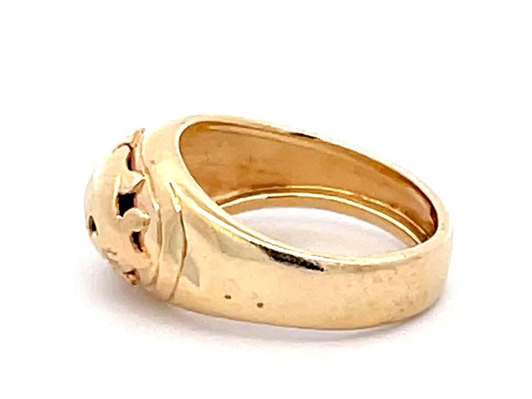 Mings Small Phoenix Cutout Ring in 14k Yellow Gold For Sale at 1stDibs