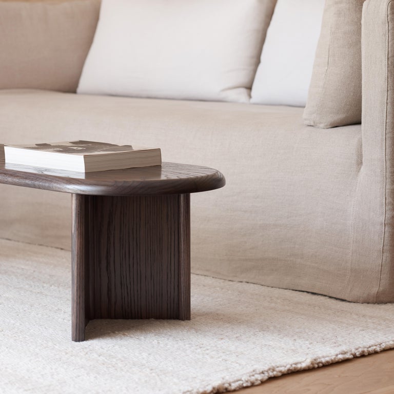 Mini Malibu Table by Daniel Boddam, Smoked or Stained Oak For Sale at ...