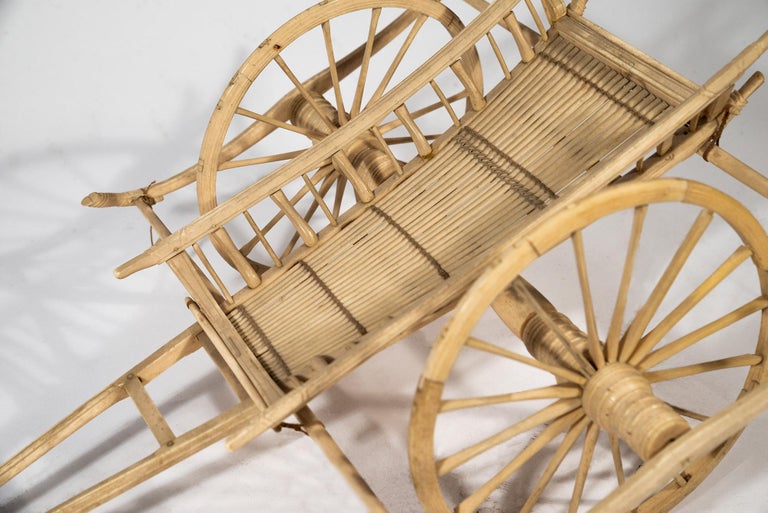 Mini Model of Charette, Wood, South China, circa 1890 For Sale at 1stDibs