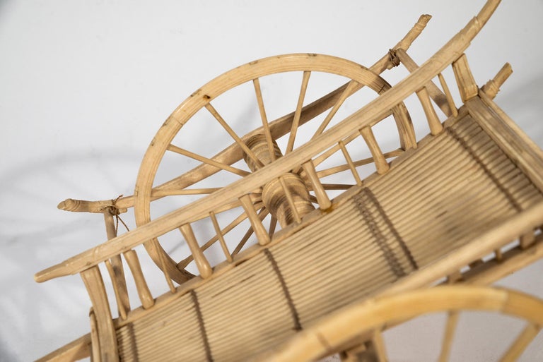 Mini Model of Charette, Wood, South China, circa 1890 For Sale at 1stDibs