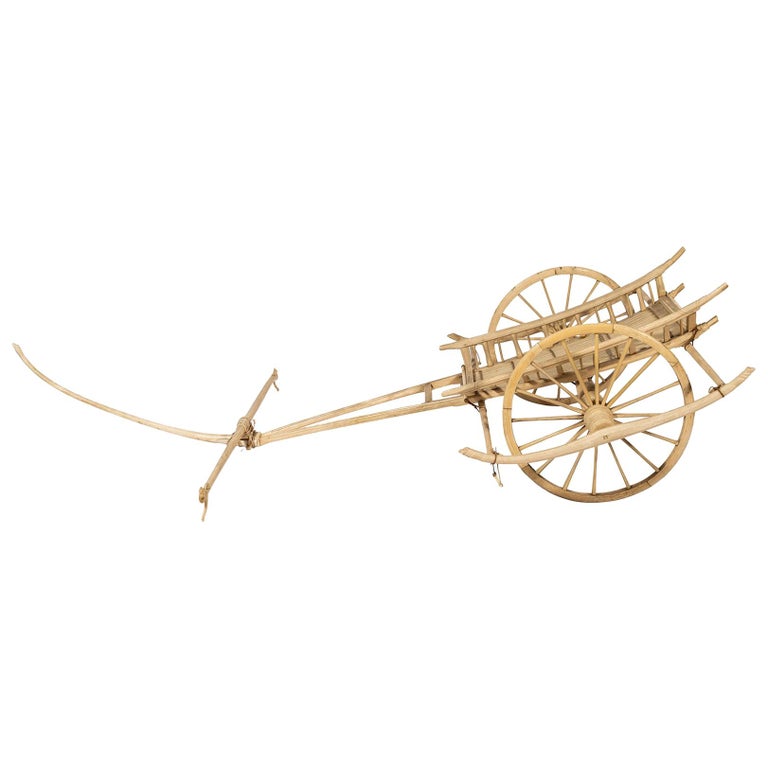 Mini Model of Charette, Wood, South China, circa 1890 For Sale at 1stDibs