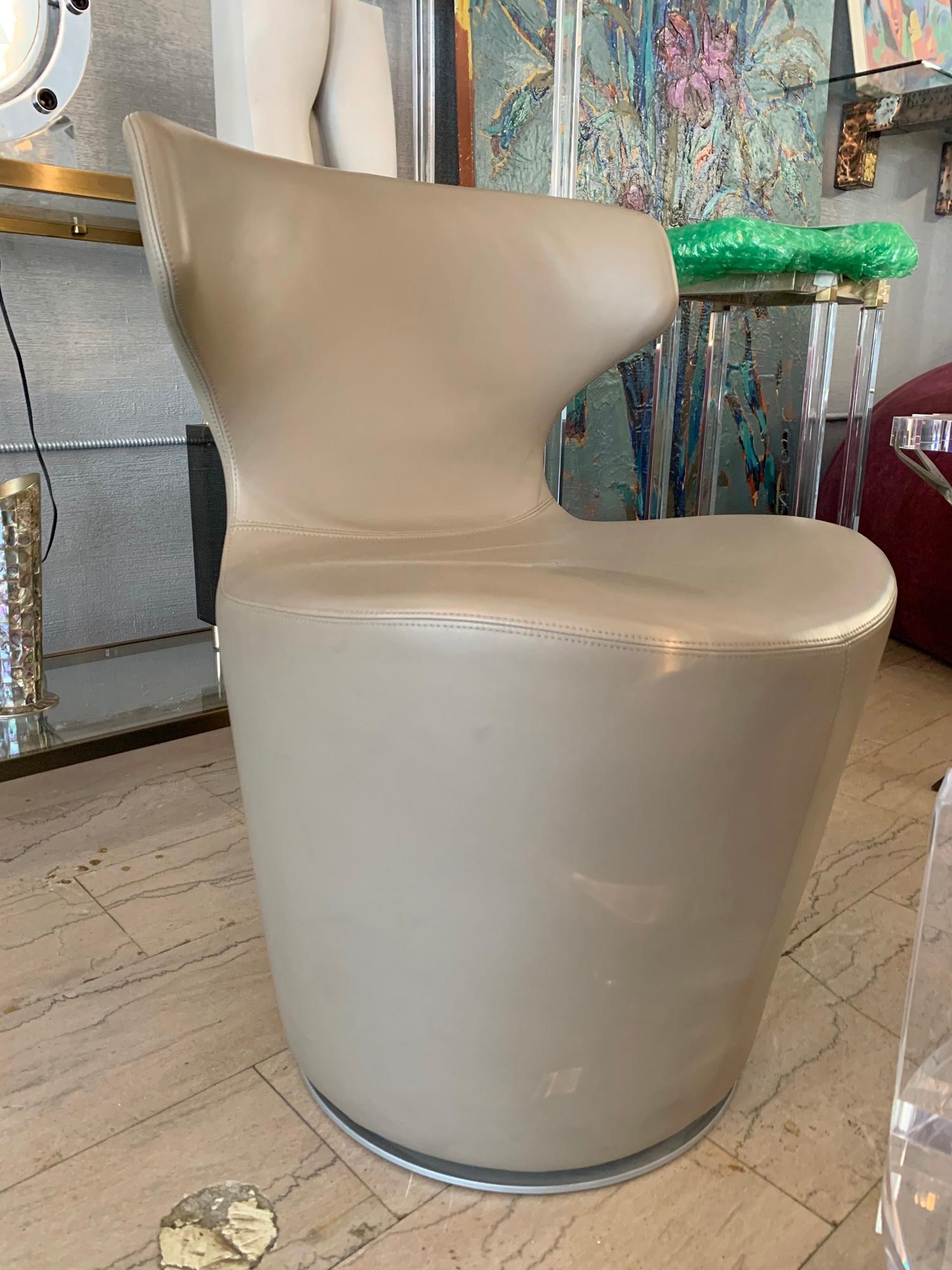 Mini Papilio Leather Chairs by Naoto Fukasawa for B&B Italia at 1stDibs ...