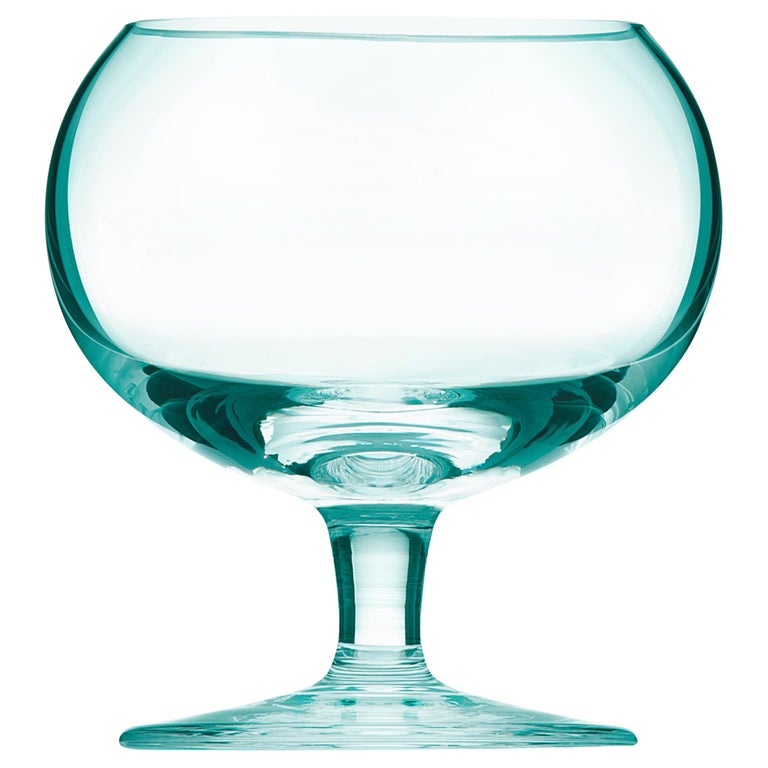 Mini Snifter Big Bertha Teal 'Beryl', 2.5 oz For Sale at 1stDibs