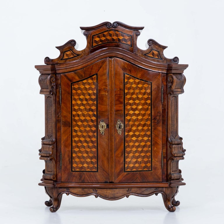 Miniature Baroque Cabinet, Southern Germany, Mid-18th Century For Sale ...