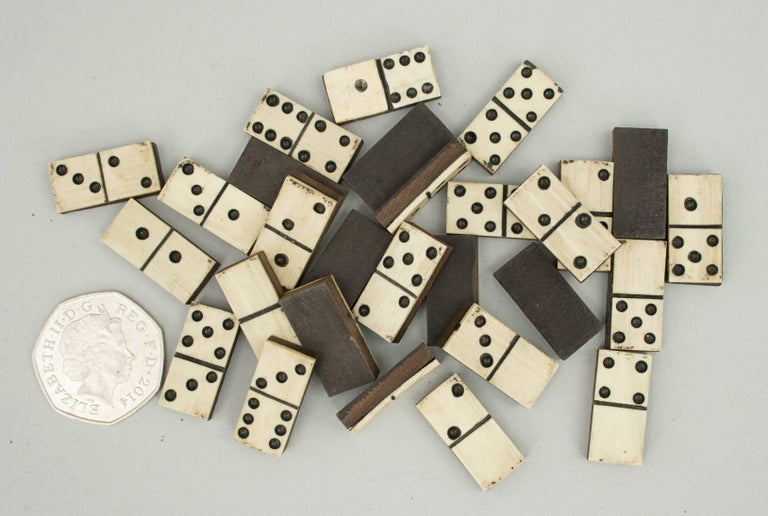 Miniature Domino Set at 1stDibs | miniature dominoes set, antique ...