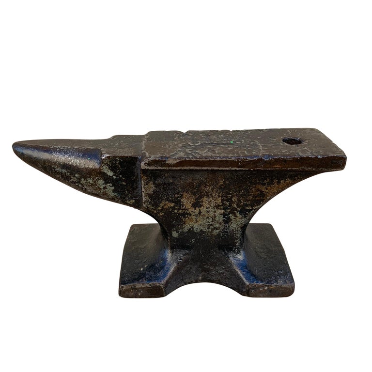 Miniature Early 20th Century American Iron Anvil at 1stDibs