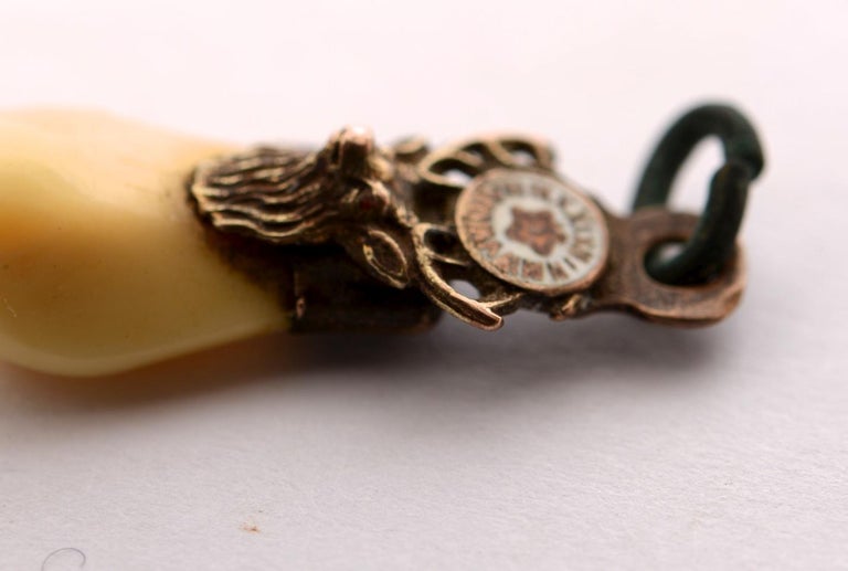 Miniature Elks Lodge BPOE Order of Elks Tooth Fob at 1stDibs | vintage ...