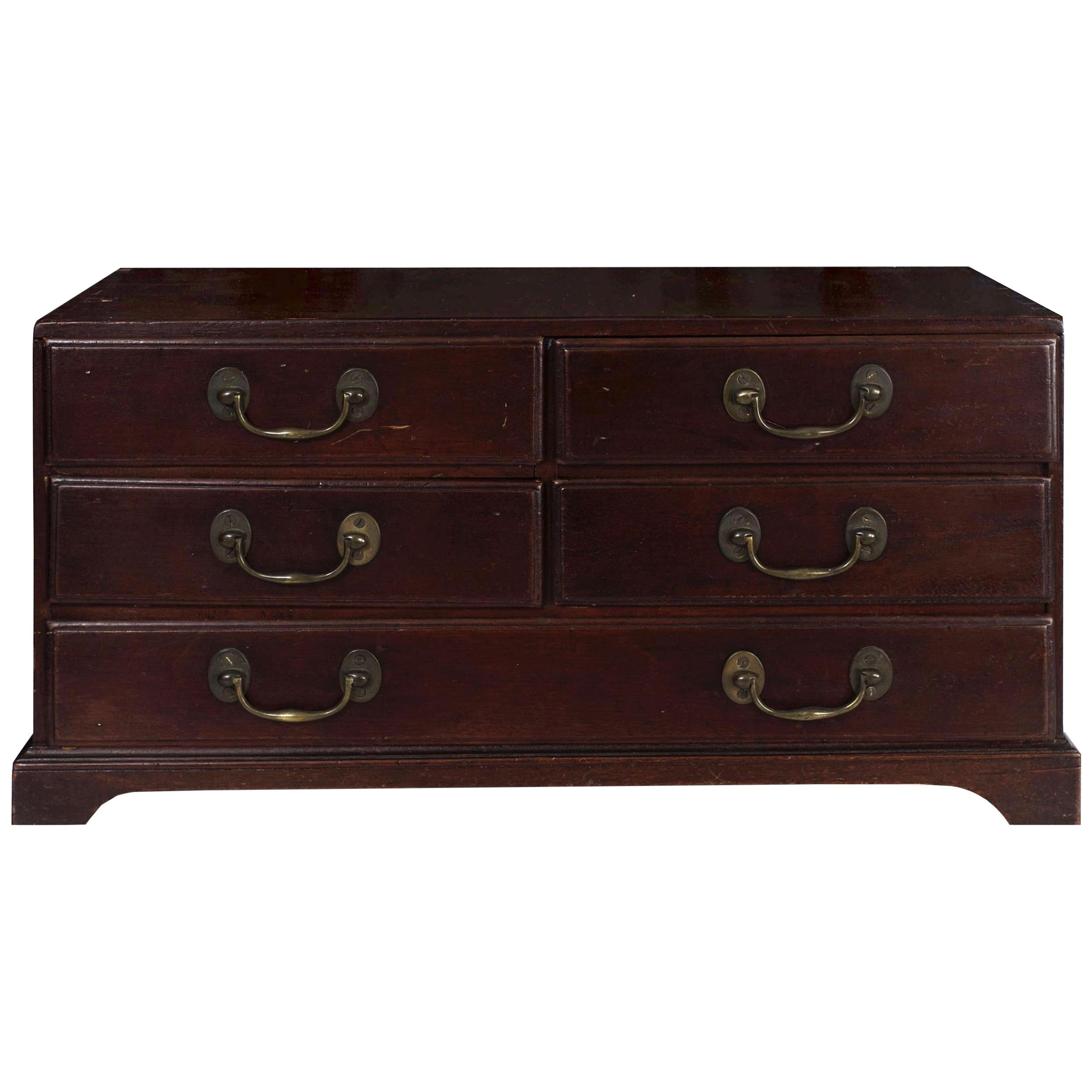 Miniature American Classical Salesman's Sample Chest of Drawers Box at ...