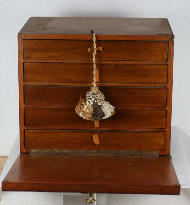 Miniature Faux Library Drawers at 1stDibs