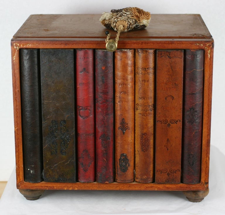 Miniature Faux Library Drawers at 1stDibs