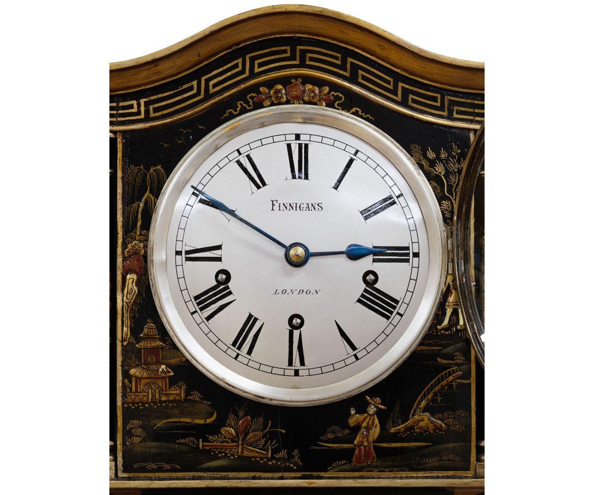 Miniature Longcase / Grandmother Chinoiserie Decorated Clock For Sale ...
