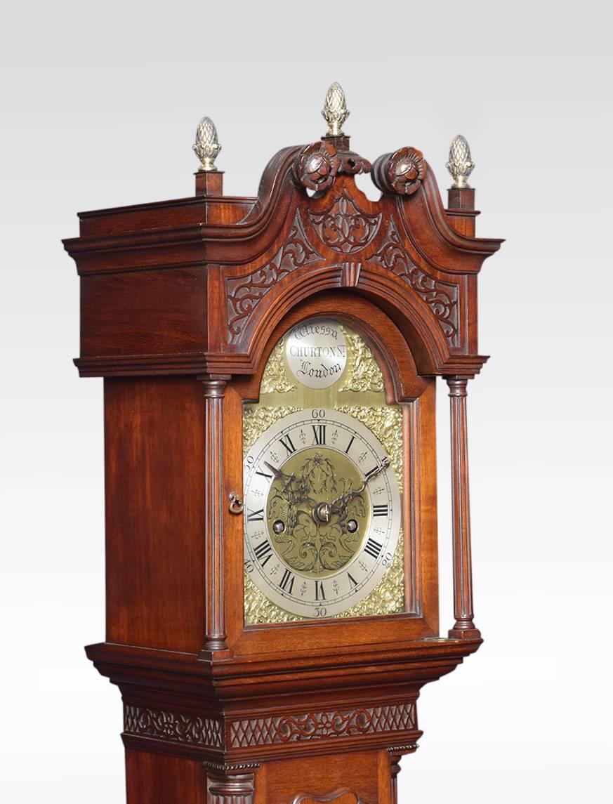 Miniature Mahogany Cased Grandfather Clock For Sale at 1stDibs ...