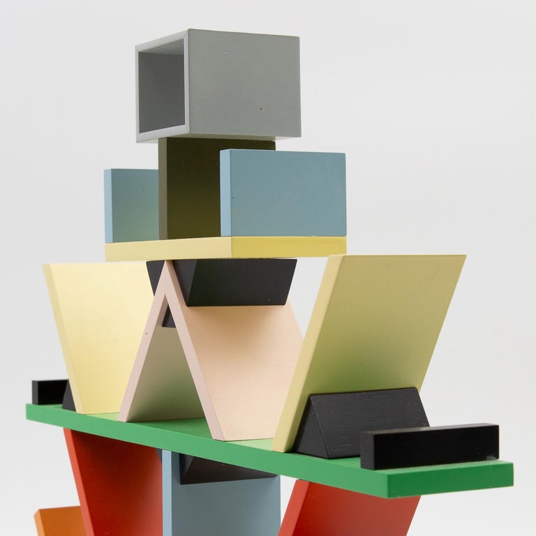 Miniature of the Iconic Carlton Bookcase Designed by Sottsass Memphis ...